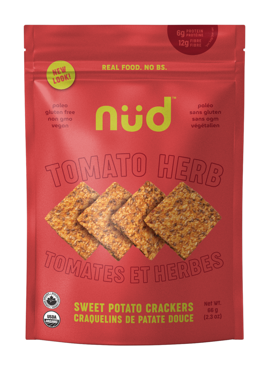 Tomato Herb Sweet Potato Crackers – Ecovana Retail Inc.
